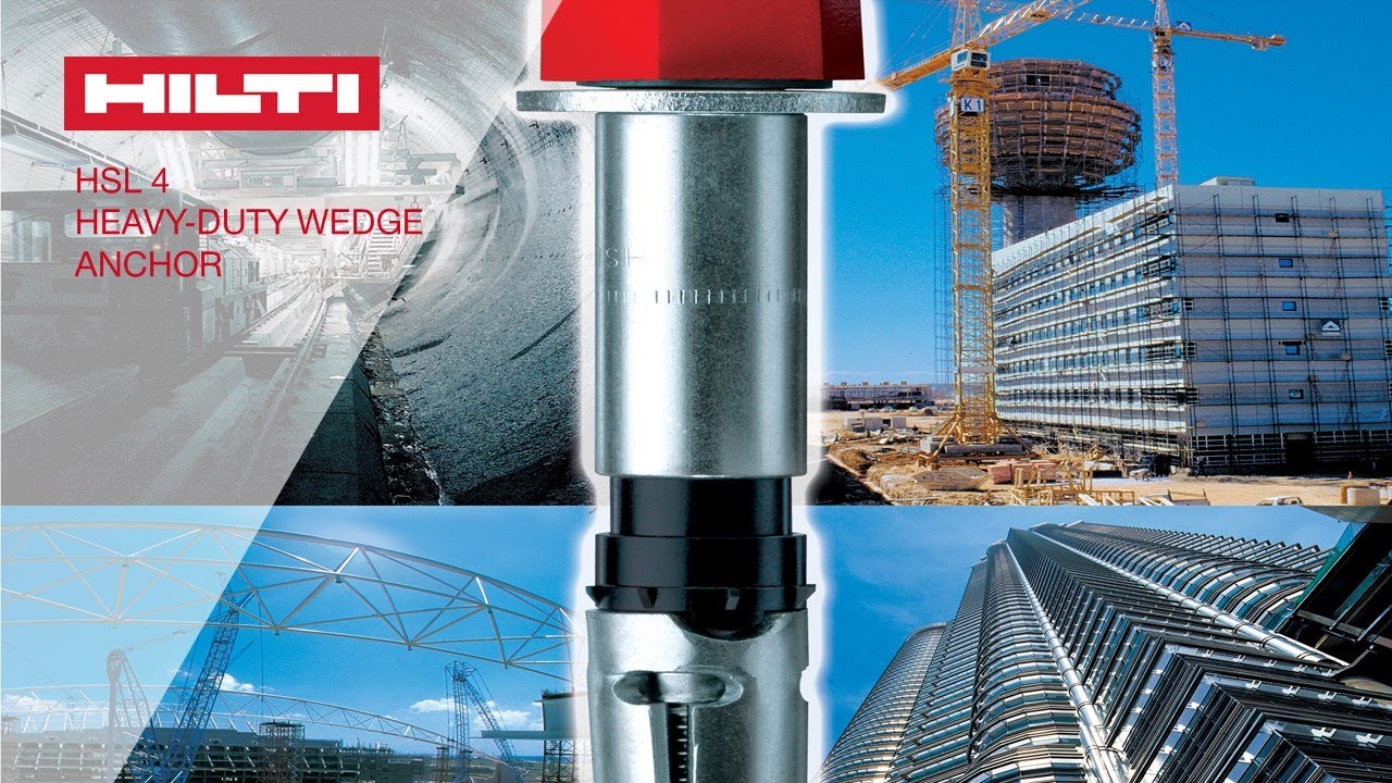Heavy-duty Anchoring: HSL 4 Wedge Anchor - YouTube