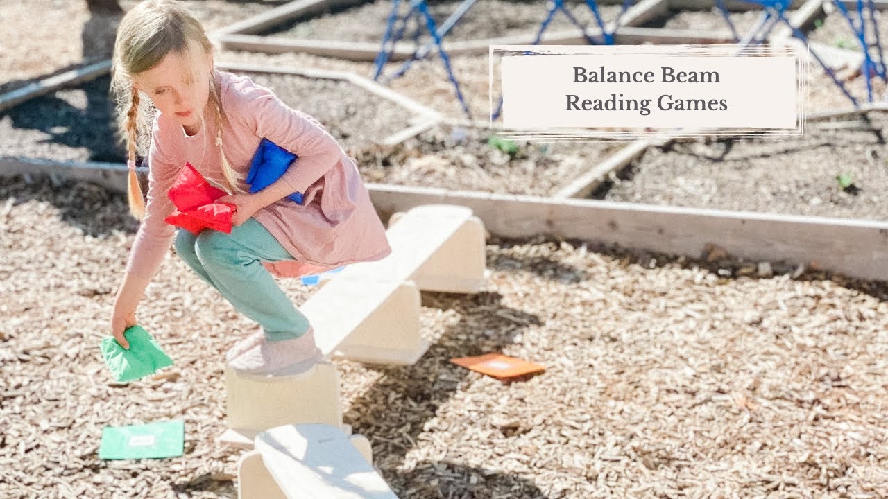 Balance Beam Reading Games - YouTube