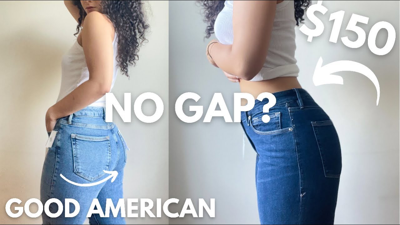 TRYING GOOD AMERICAN GAP PROOF WAIST JEANS