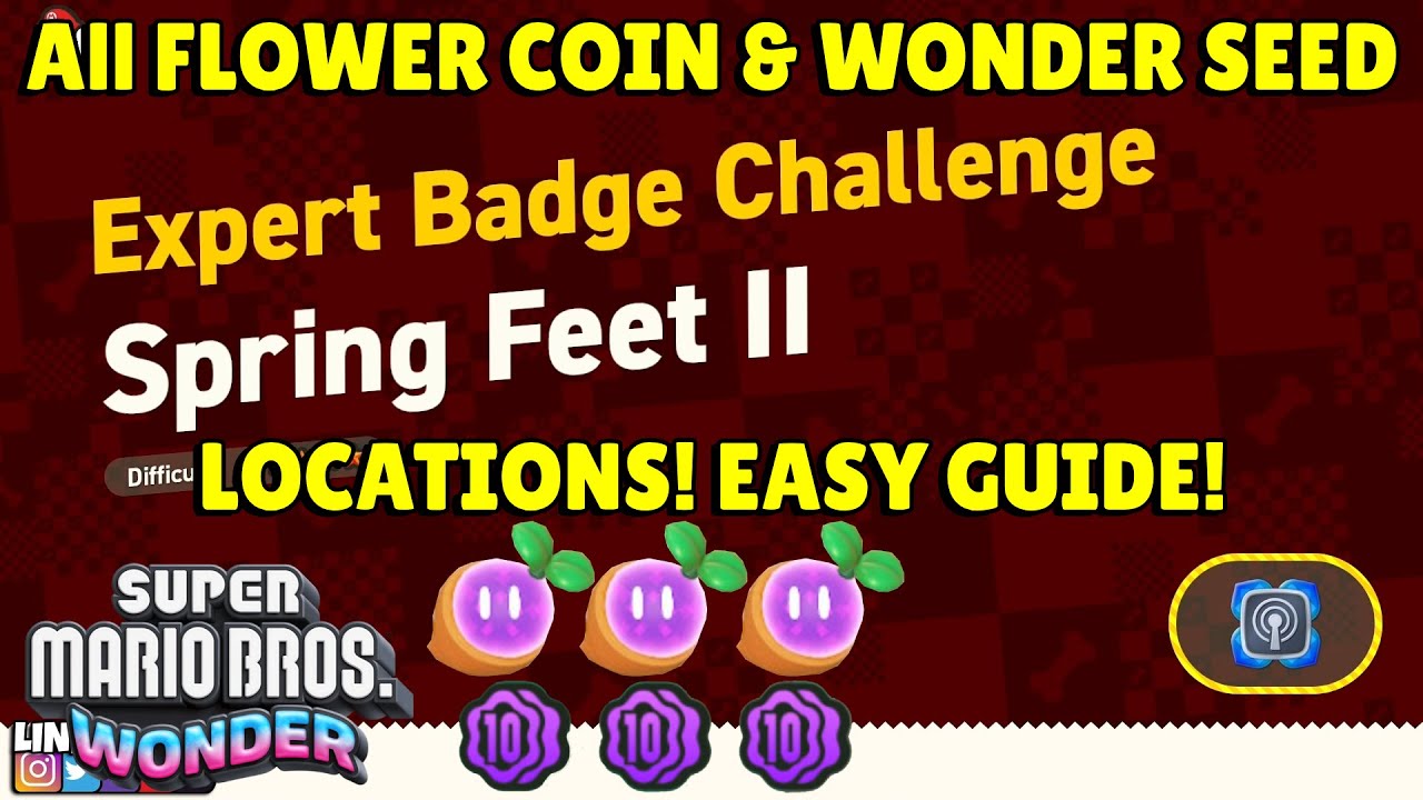 Mario Wonder | Spring Feet 2 Guide | Deep Magma Bog - YouTube