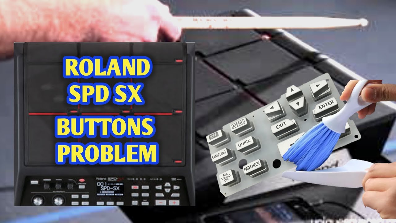 SPD SX BUTTON PROBLEM DONT WORRY EASY TO CLEAN - YouTube