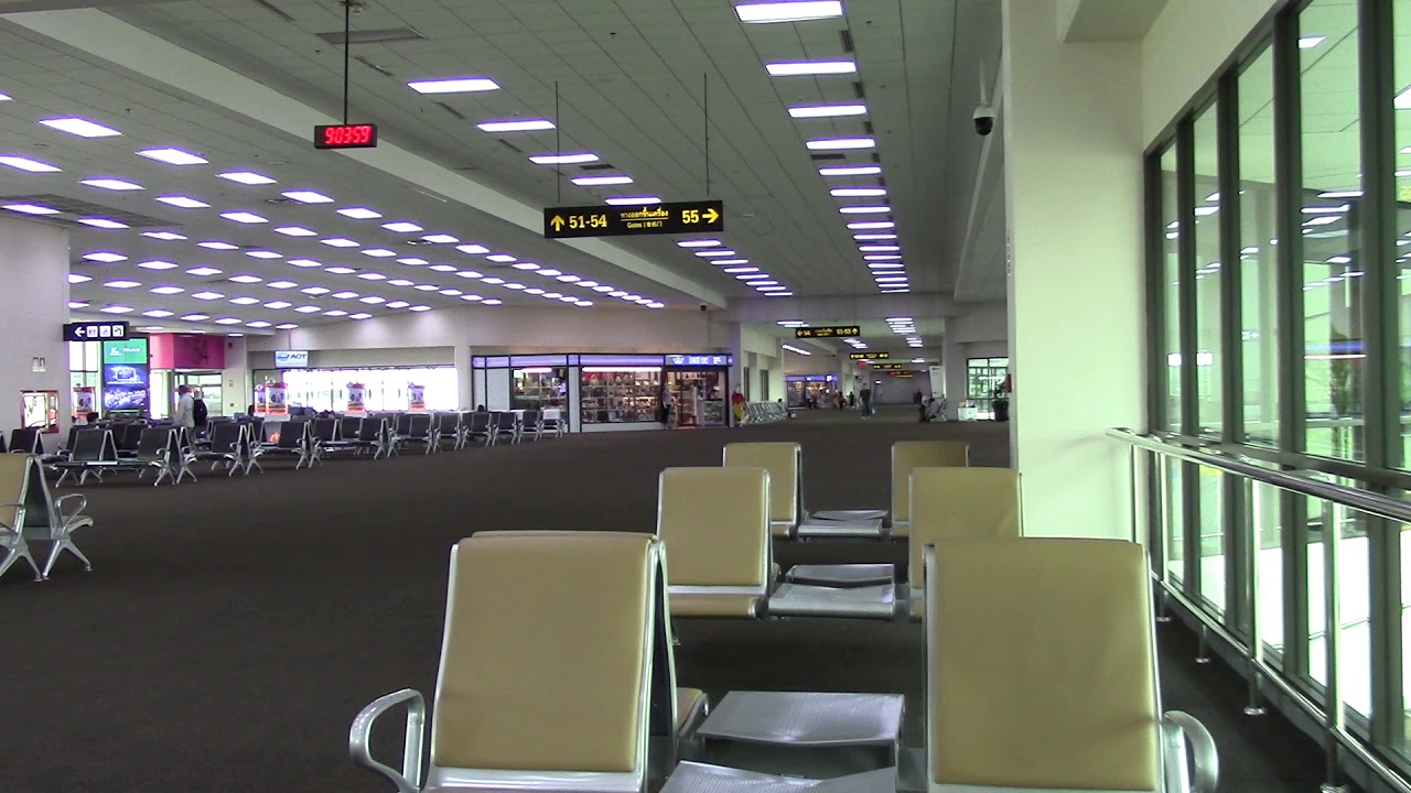 Don Muang Airport [DMK] Bangkok [Domestic Gates] - YouTube