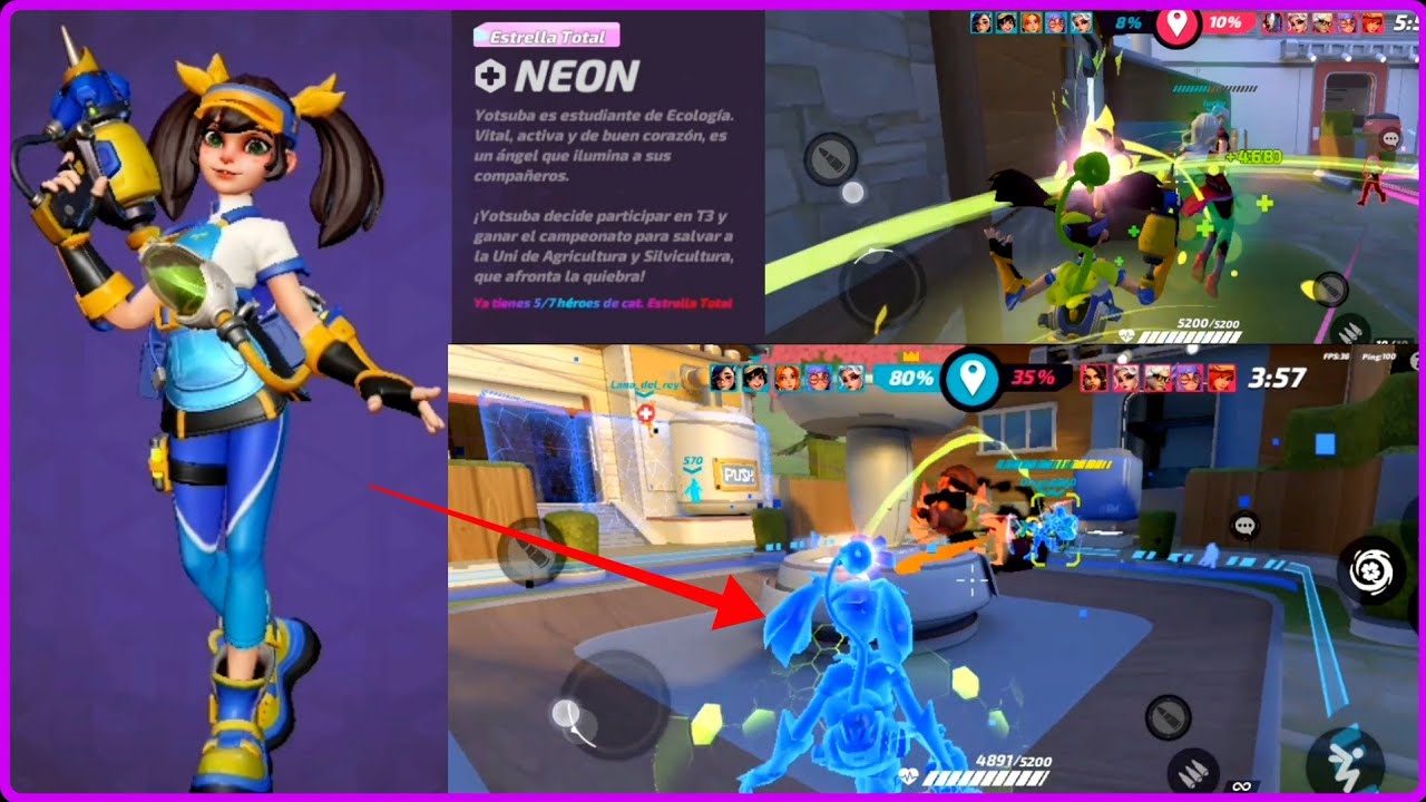 LLEGÓ A NIVEL 30 EN EL PASE DE BATALLA Y DESBLOQUEO A NEON LA NUEVA ...