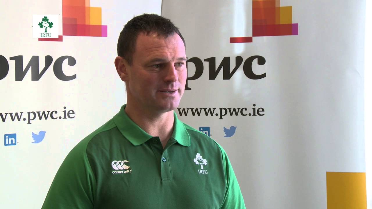 Irish Rugby TV: Ireland Under-20 Head Coach Nigel Carolan - YouTube
