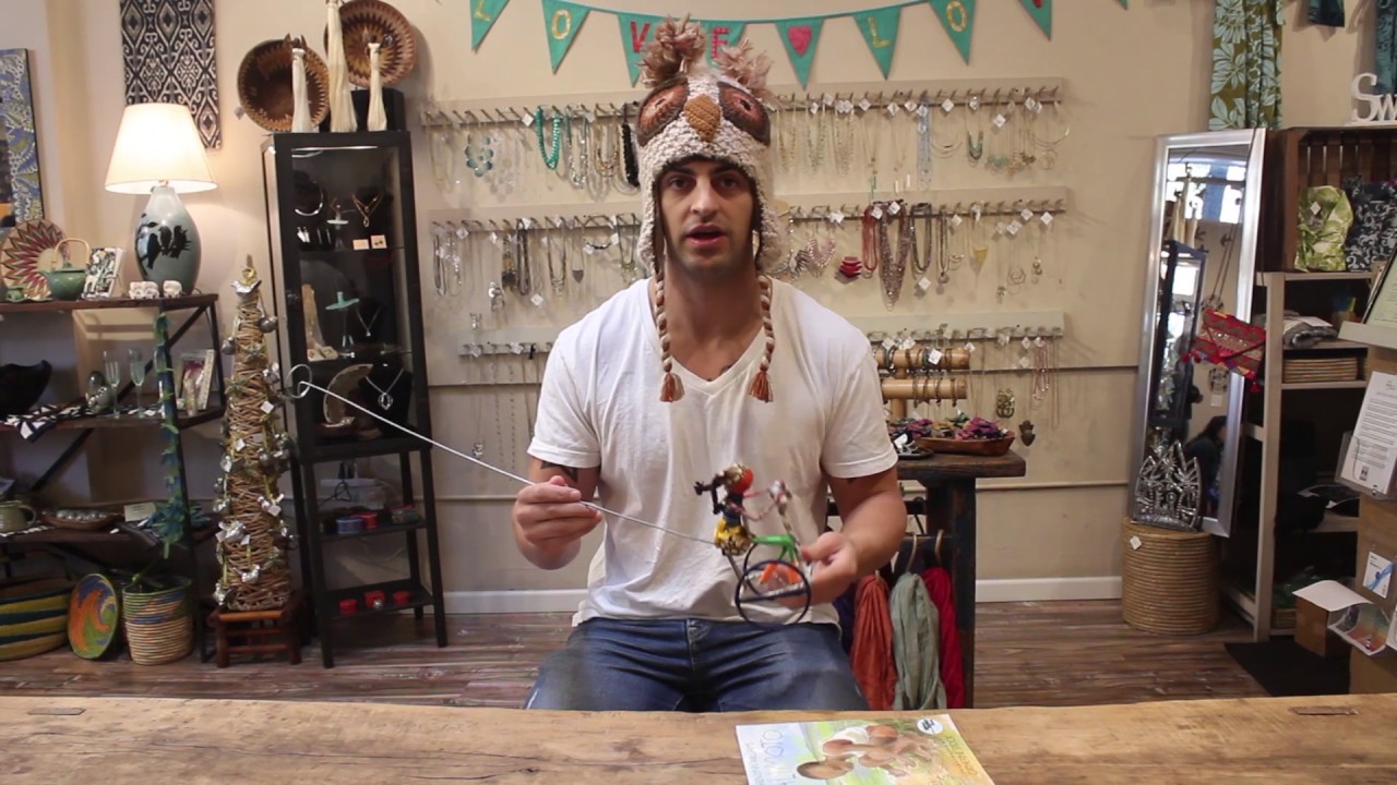 Galimoto Push Toy - Mustafa's Favorite Fair Trade Gift - YouTube