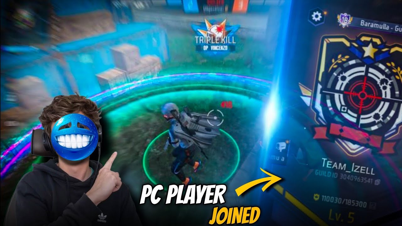 Pc Player Joined Team Izell 😱 How To Join Team Izell Guild || How To ...