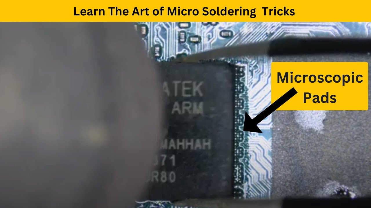 How to Reball CPU ic | ic Reballing With Stencil. - YouTube