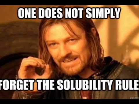 Solubility Rules Song - YouTube
