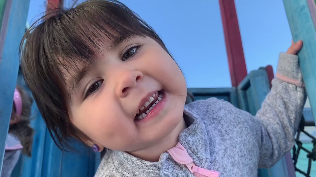 Playground fun with Annie and Ava - YouTube