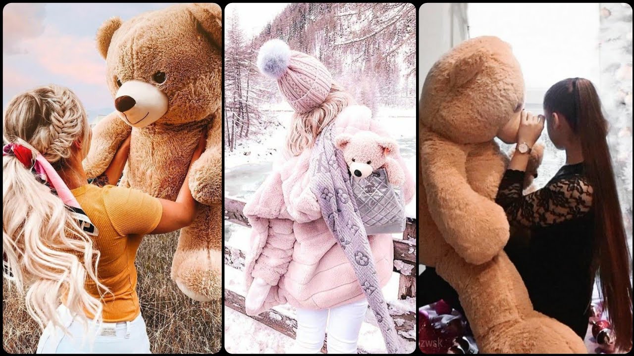 Cute 😍 Girls dpz with Teddy bear 🧸 || girlz dpz || dp for whatsapp ...