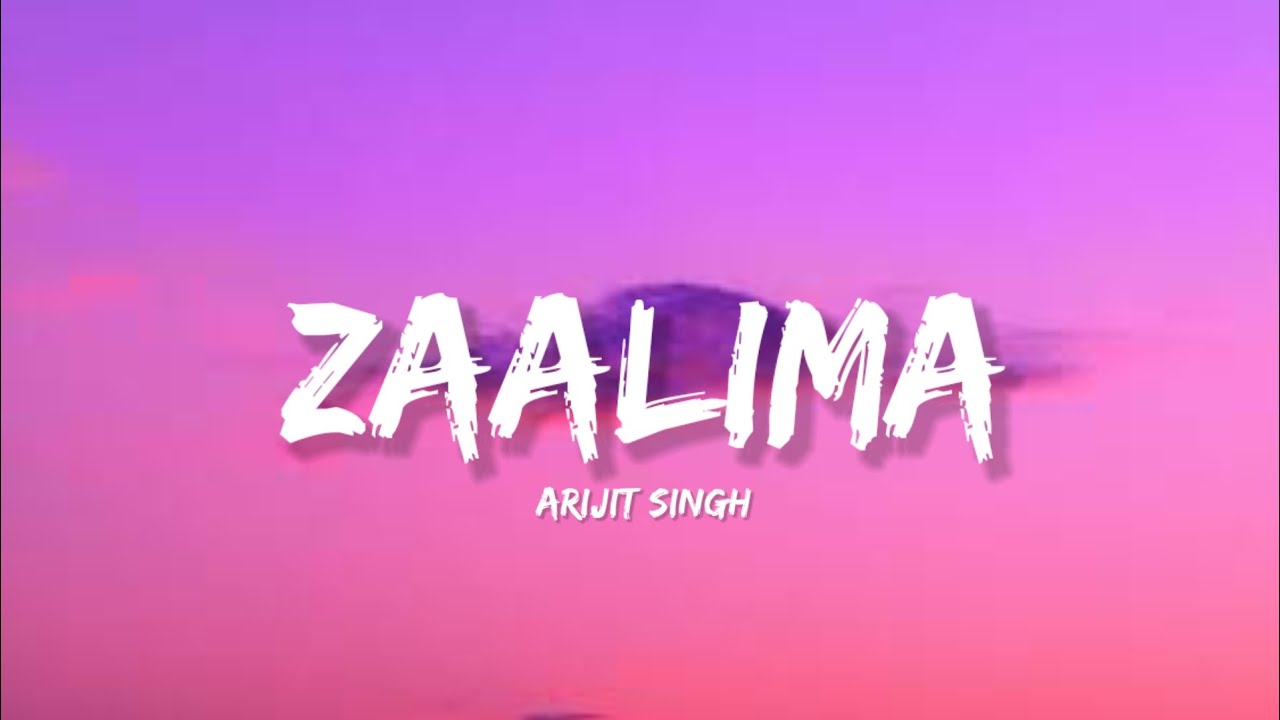 Zaalima - arijit Singh (Lyrics) | Lyrical Bam Hindi - YouTube