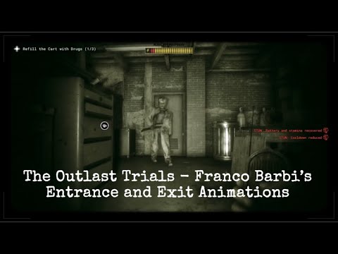 The Outlast Trials - Franco Barbi’s Entrance and Exit Animations - YouTube