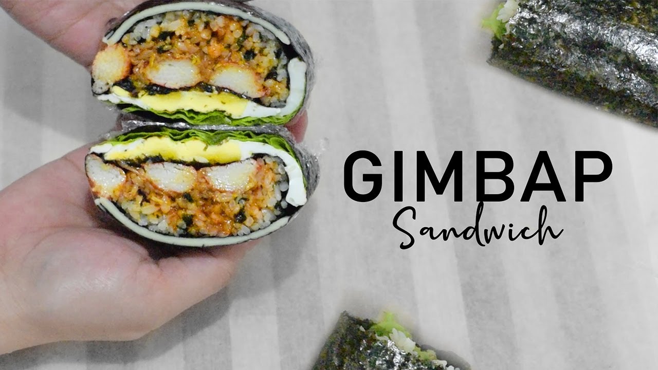 Folded Kimbap | Gimbap Sandwich | Kimbap Recipe - YouTube