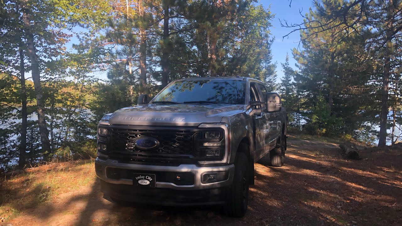 2023 Ford F350 7.3 gas driving and light towing drive and talk - YouTube