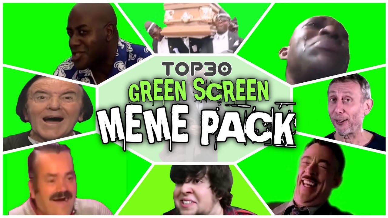 Most Popular Green Screen Meme Pack for Video Editing [Top30] - YouTube