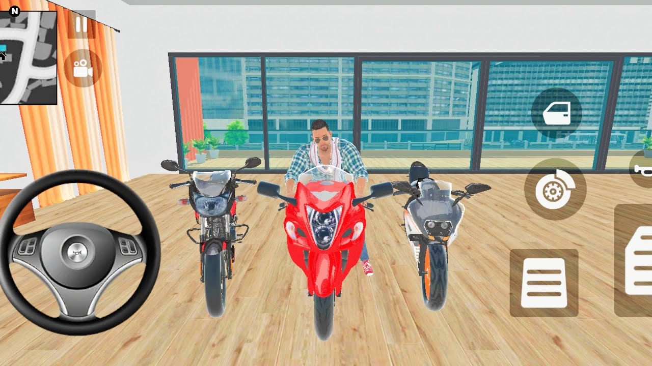🤯FRANKLIN PUT ALL THE BIKE ON THE ROOF💥||GRAND THEFT AUTO SIMULATOR|🤩 ...