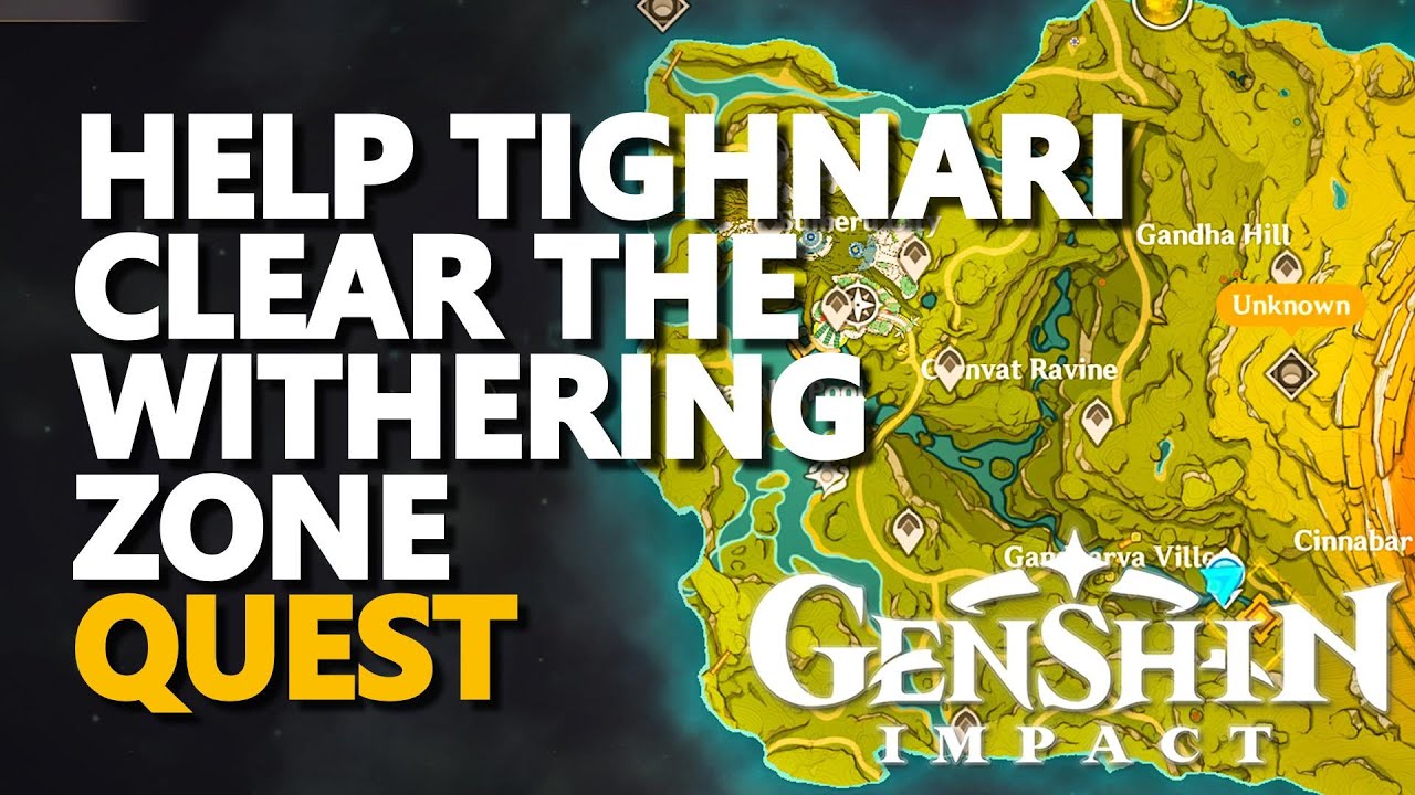 Help Tighnari clear the Withering Zone Genshin Impact - YouTube