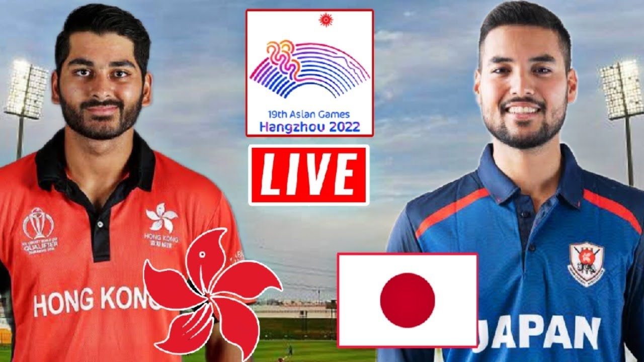Hong Kong vs Japan Live Cricket | 8th Match of Asian Games Men's ...