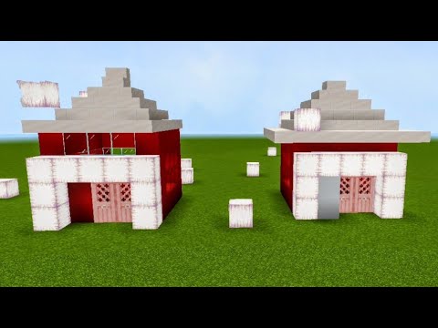 II DK_BUILDS II HOW TO BUILD A SIMPLE RED & WHITE HOUSE IN MINECRAFT ...
