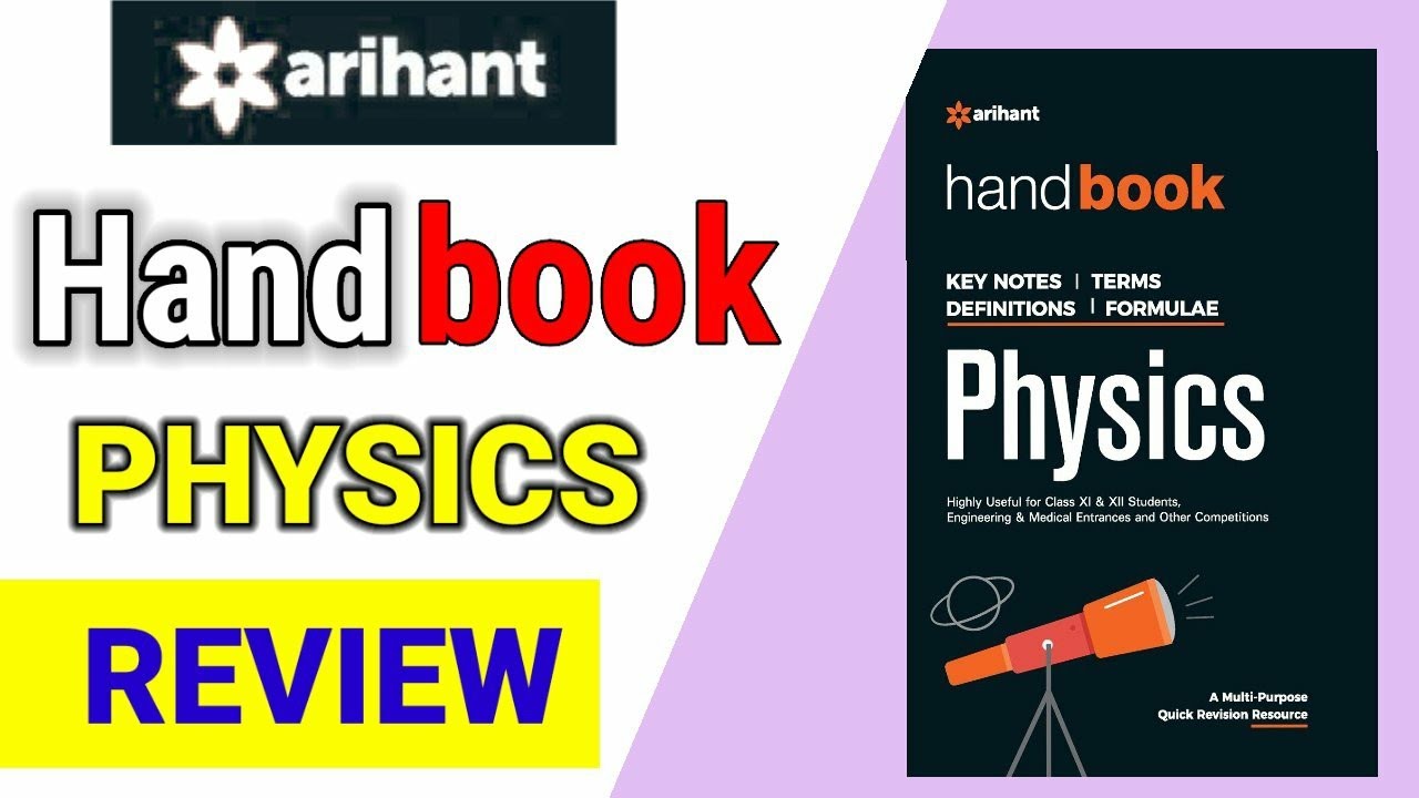 Arihant handbook physics book review | handbook physics for NEET/JEE ...