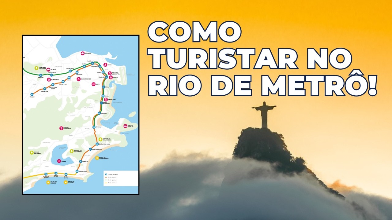 GUIA definitivo do METRÔ Rio: como usar METRÔ no Rio de Janeiro - YouTube