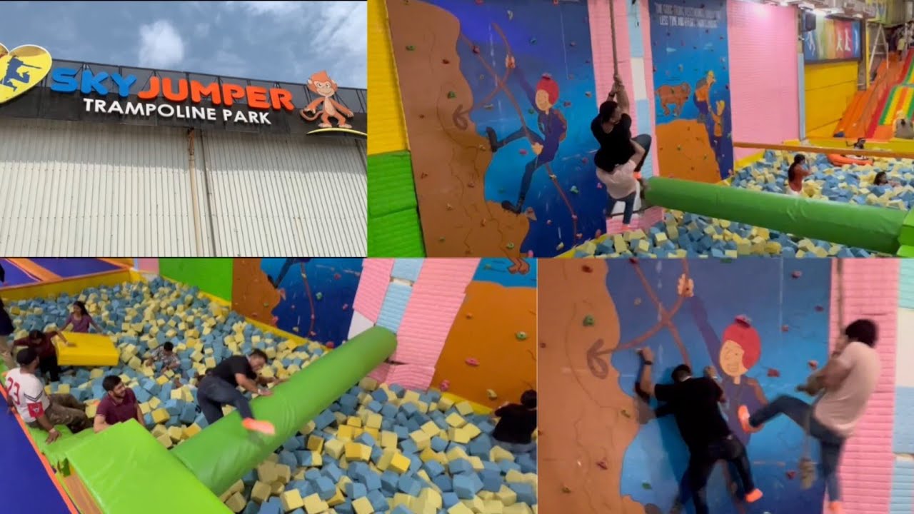 Sky jumpers trampoline park😍 @nikvlogz - YouTube