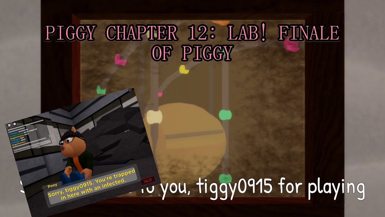 Piggy Chapter 12: Lab- Finale OF PIGGY (Tigry savior ending!) - YouTube