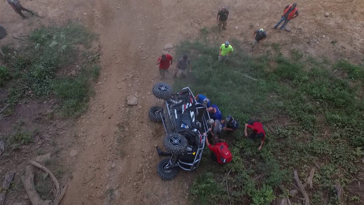 Str8 Up Sxs Rzr Crash, Drone View - YouTube