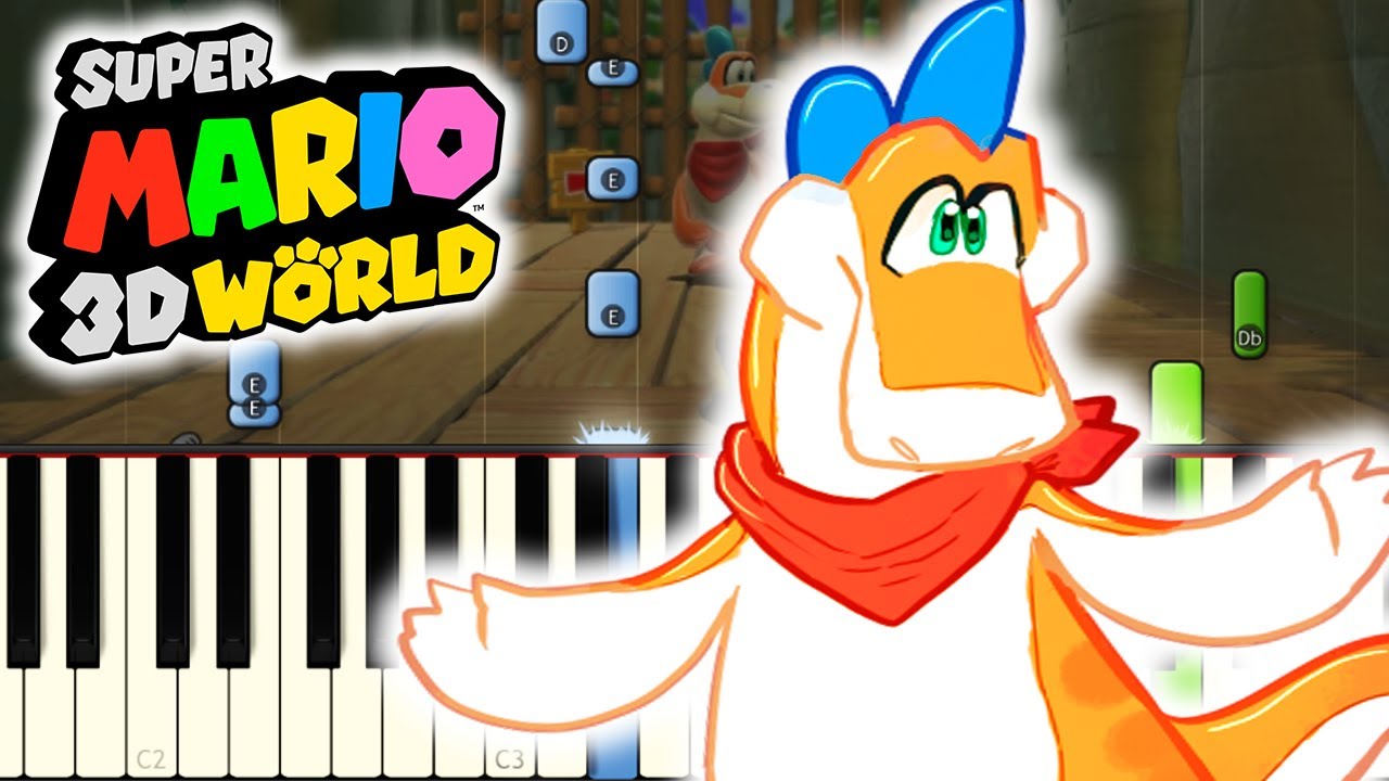 Plessie - Super Mario 3D World [Piano Tutorial] - YouTube
