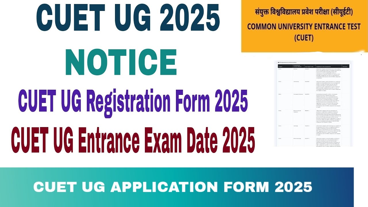 CUET UG Admission Form 2025-26 how to fill CIET UG Registration form ...