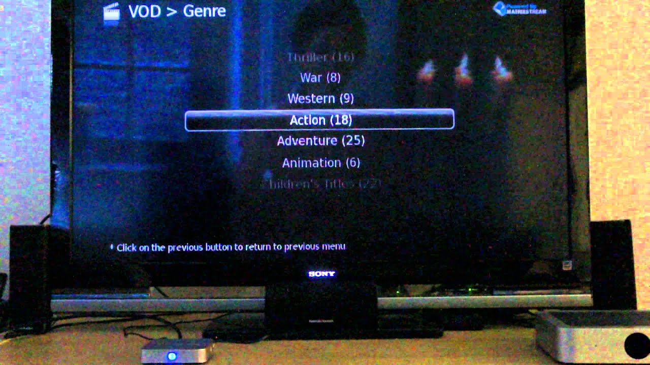 Matrixstream MX2 1080p set top box video. - YouTube
