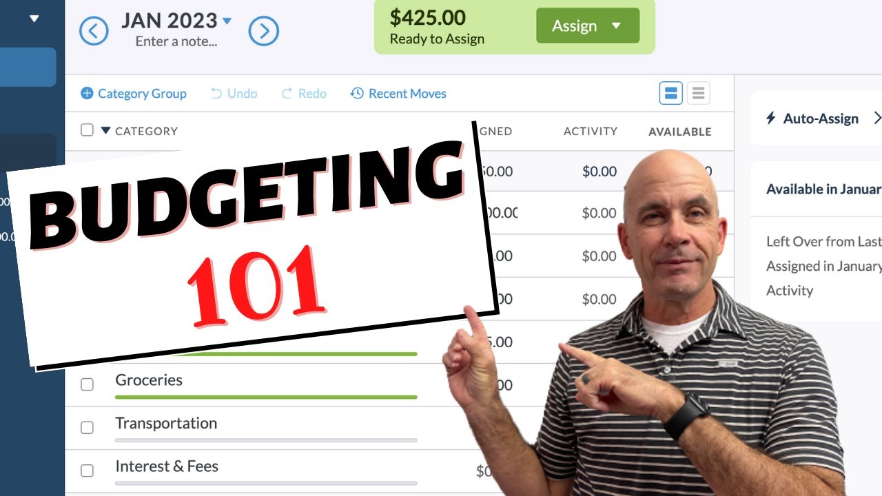 HOW TO MAKE A BUDGET FROM SCRATCH // BEGINNER BUDGET TUTORIAL - YouTube