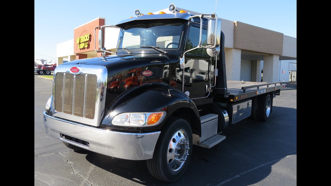 2018 PETERBILT ROLLBACK WRECKER FOR SALE - YouTube