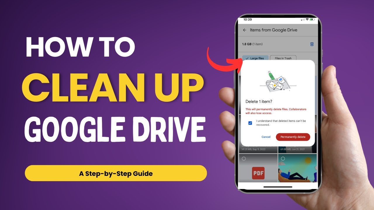 How to Clean up Google Drive - YouTube