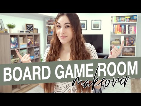 Board Game Room Makeover! | Finally found an affordable board game table!