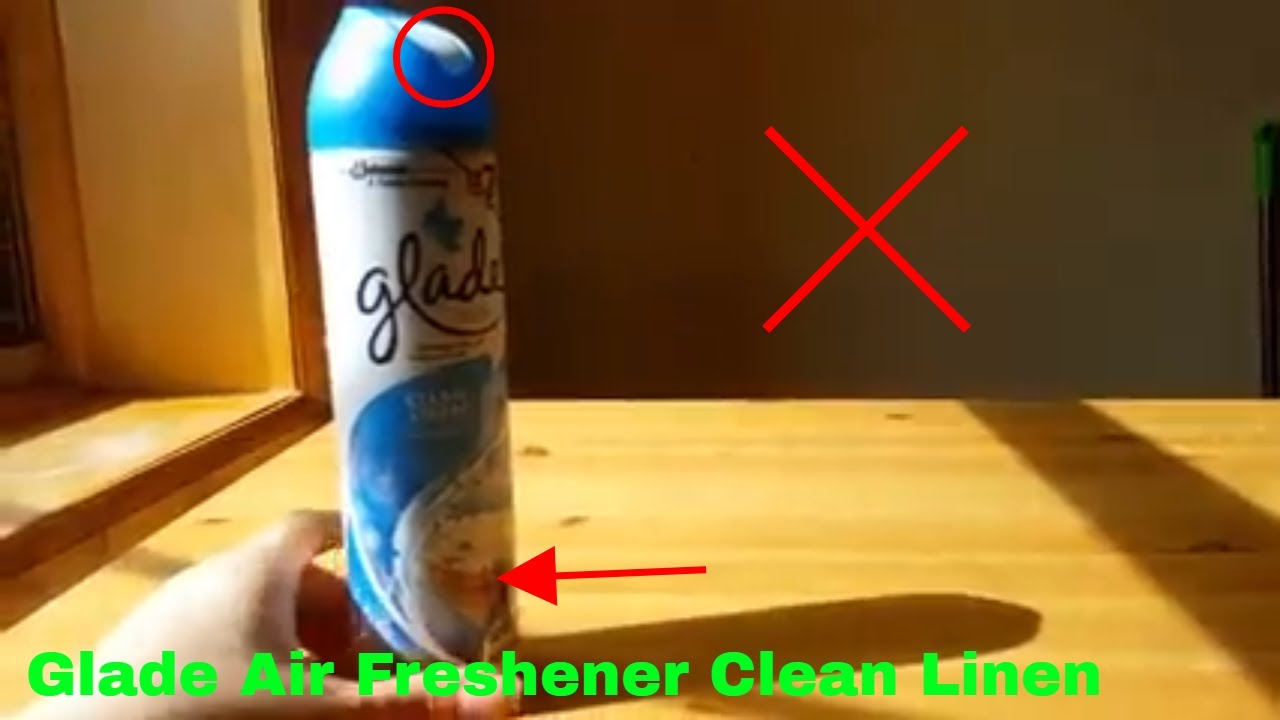 How To Use Glade Air Freshener Clean Linen Review - YouTube
