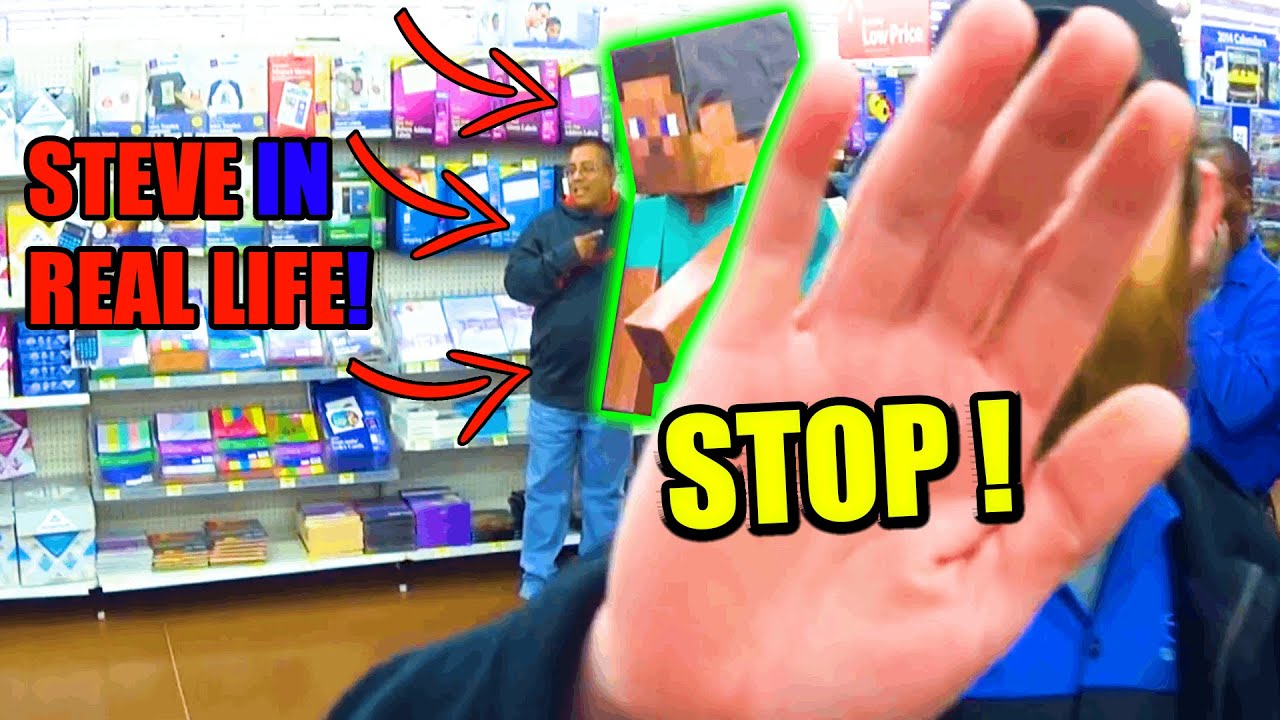 STEVE GOT INTO REAL LIFE! - YouTube