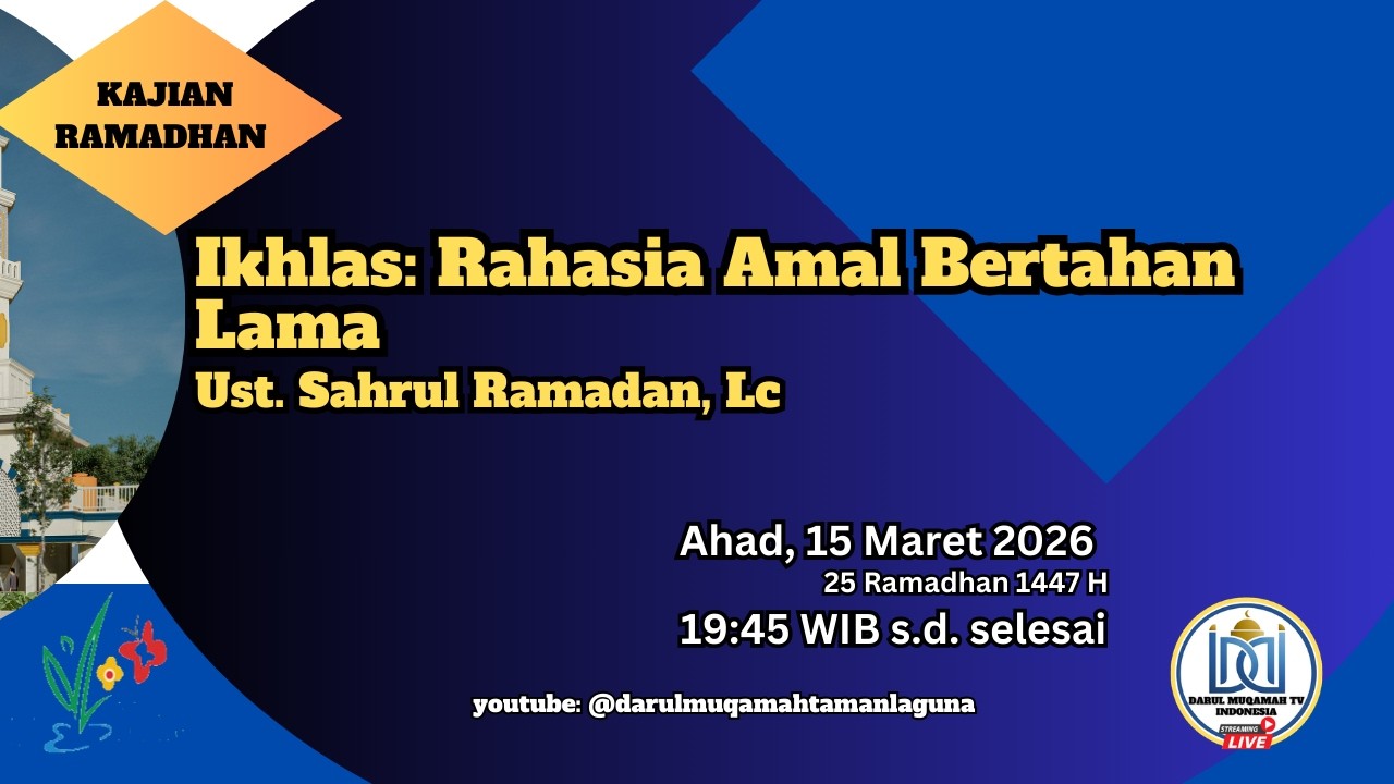Ust. Sahrul Ramadan, Lc | Mencari Nafkah Termasuk Jihad fi Sabilillah ...