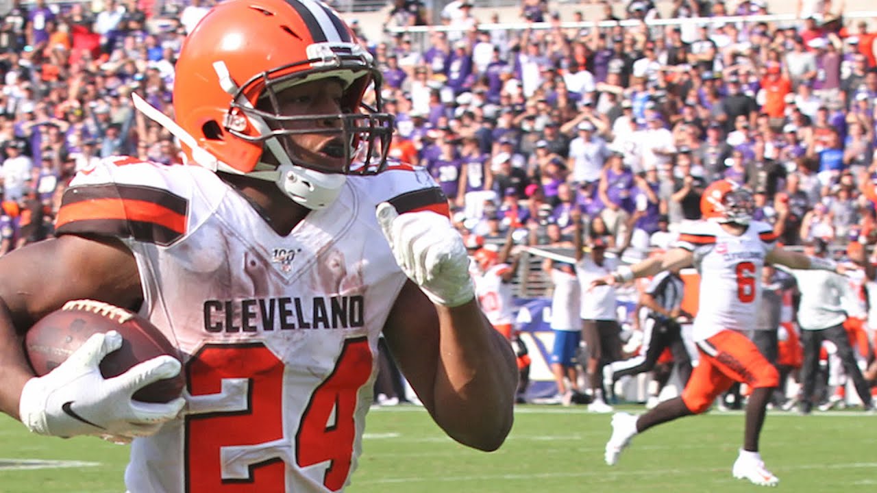 Browns’ Nick Chubb on his big game vs. Ravens - YouTube