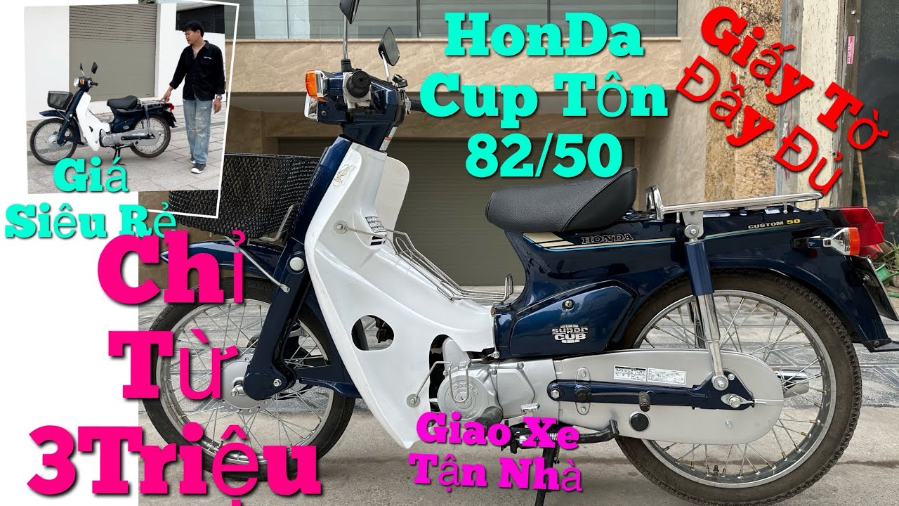 Xe máy cũ giá rẻ Honda Cup 82/50cc Siêu Hiếm,Cực Chất.Chỉ Với 3 Triệu ...