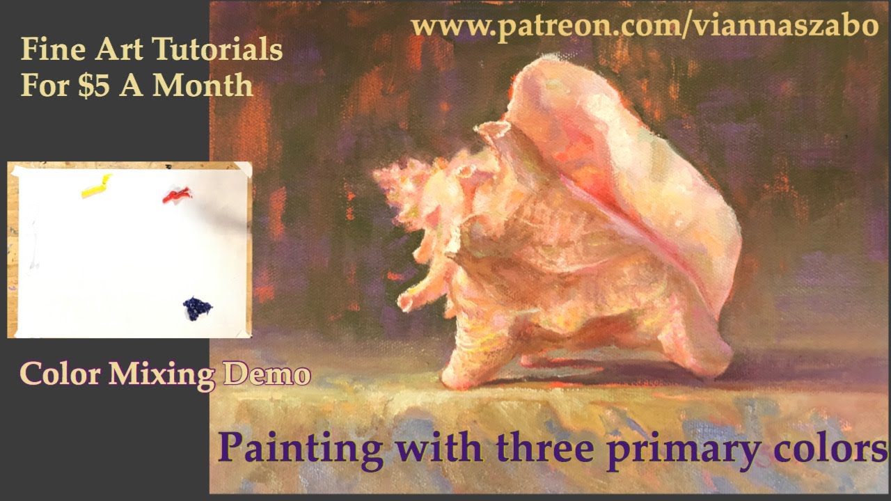 Simplify Color Mixing by Painting With Three Primary Colors. - YouTube