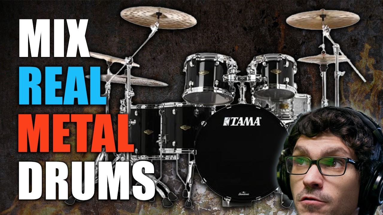 How To Mix Real Metal Drums w/o Samples Tutorial - YouTube