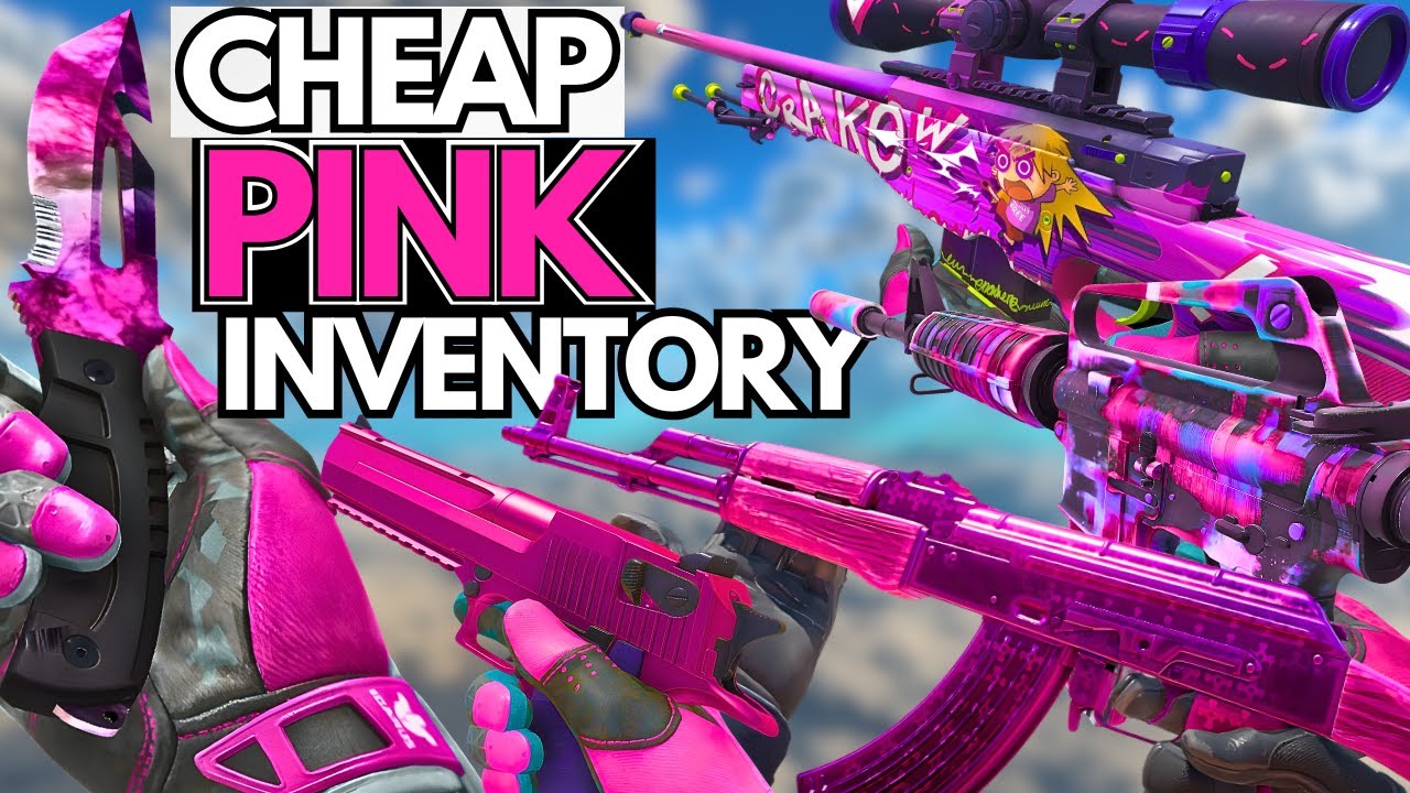 BEST Cheap PINK Inventory in 2025 (CS2 Budget Pink Loadout) - YouTube