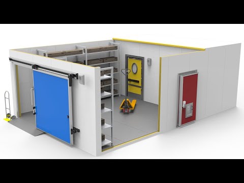 Soğuk oda sürgülü kapı cold storage, cold room,  coldroom sistems, #soğukoda #soğukhavadeposu