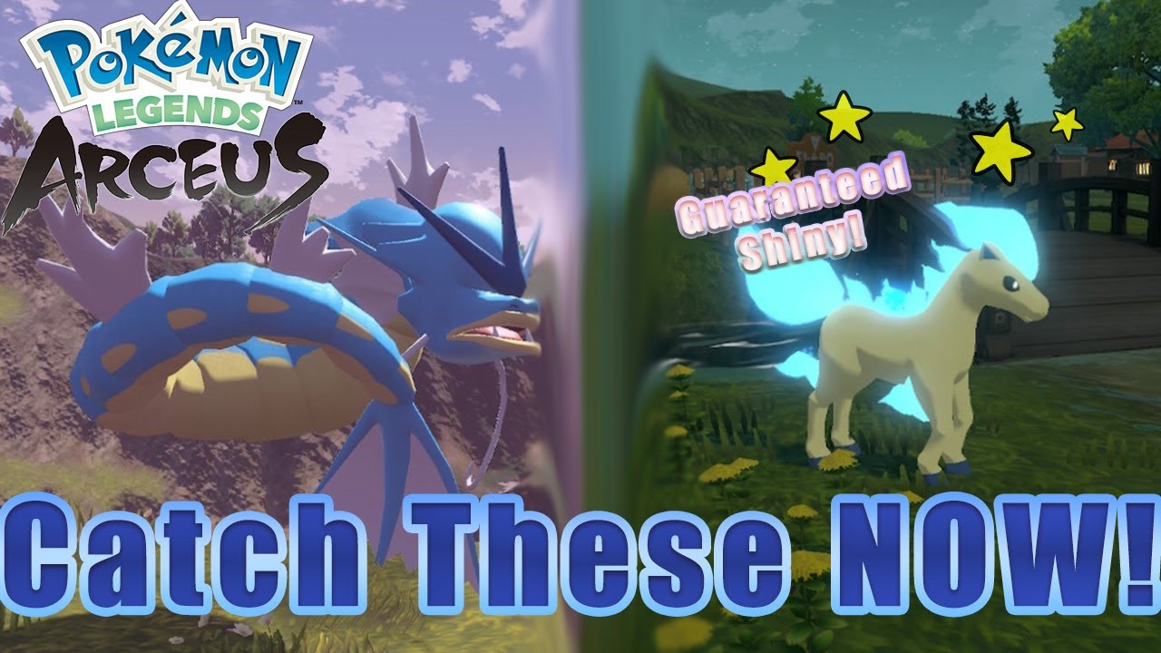 The 5 BEST Pokemon To Catch EARLY | Pokemon Legends Arceus - YouTube