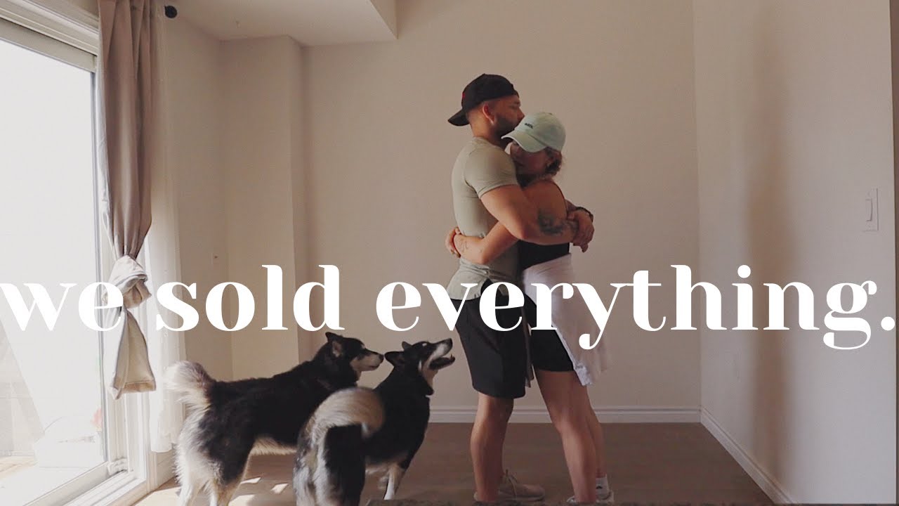 we sold everything ... moving vlog 1 - YouTube