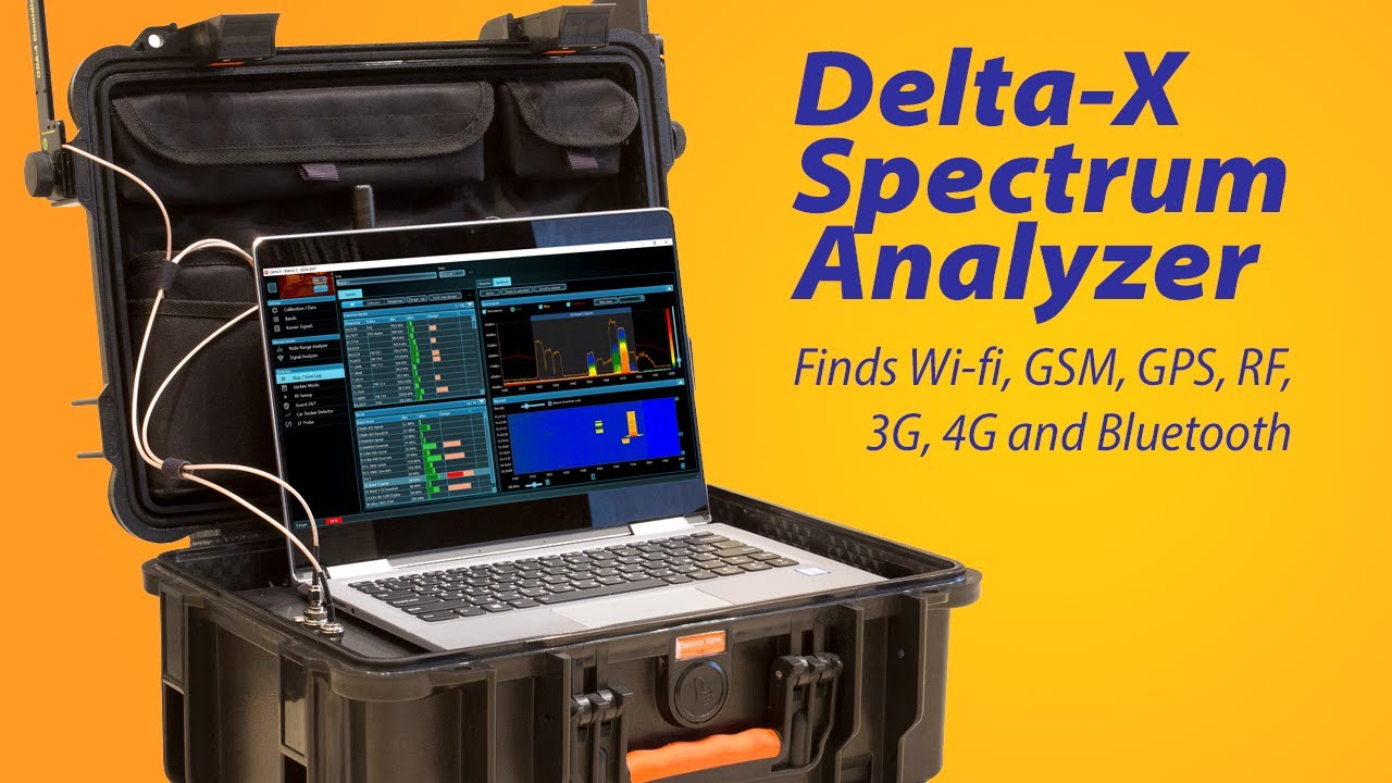 Find all commonly used signals with the Delta X Spectrum Analyzer - YouTube