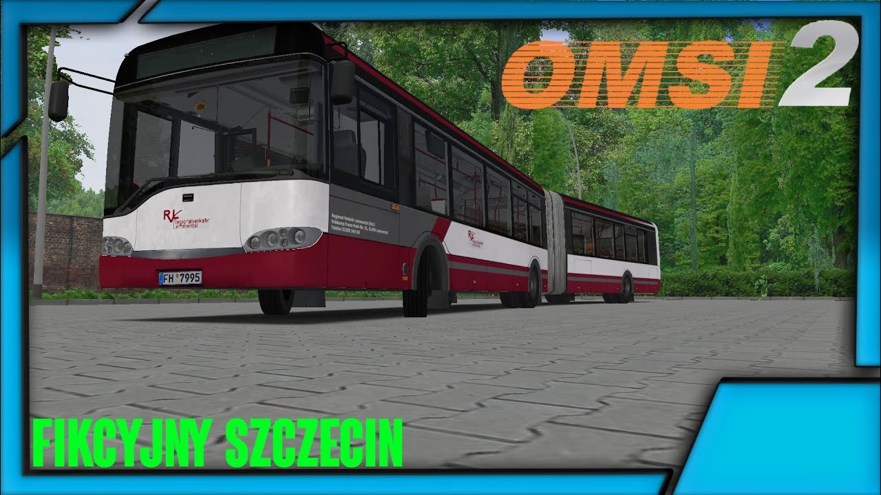 OMSI 2. Solaris Urbino 18 II RVL repaint. Line 159 [Fikcyjny Szczecin ...