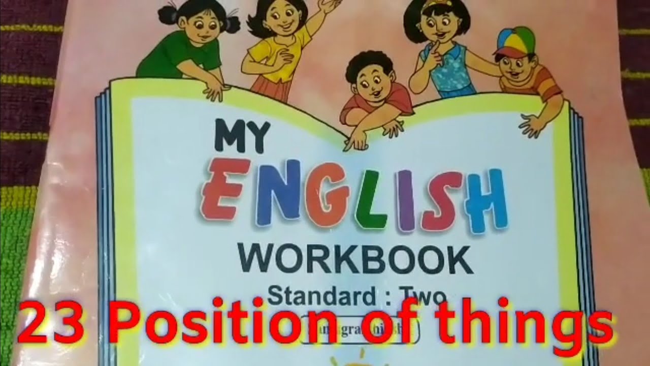 My English Workbook standard Two | 23 Position of things | English ...