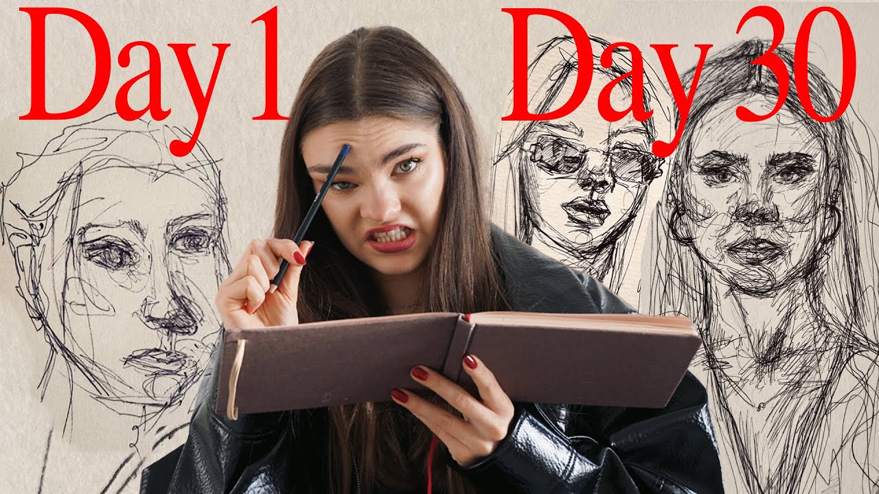 I'm bad at drawing (so I drew for 30 days) - YouTube